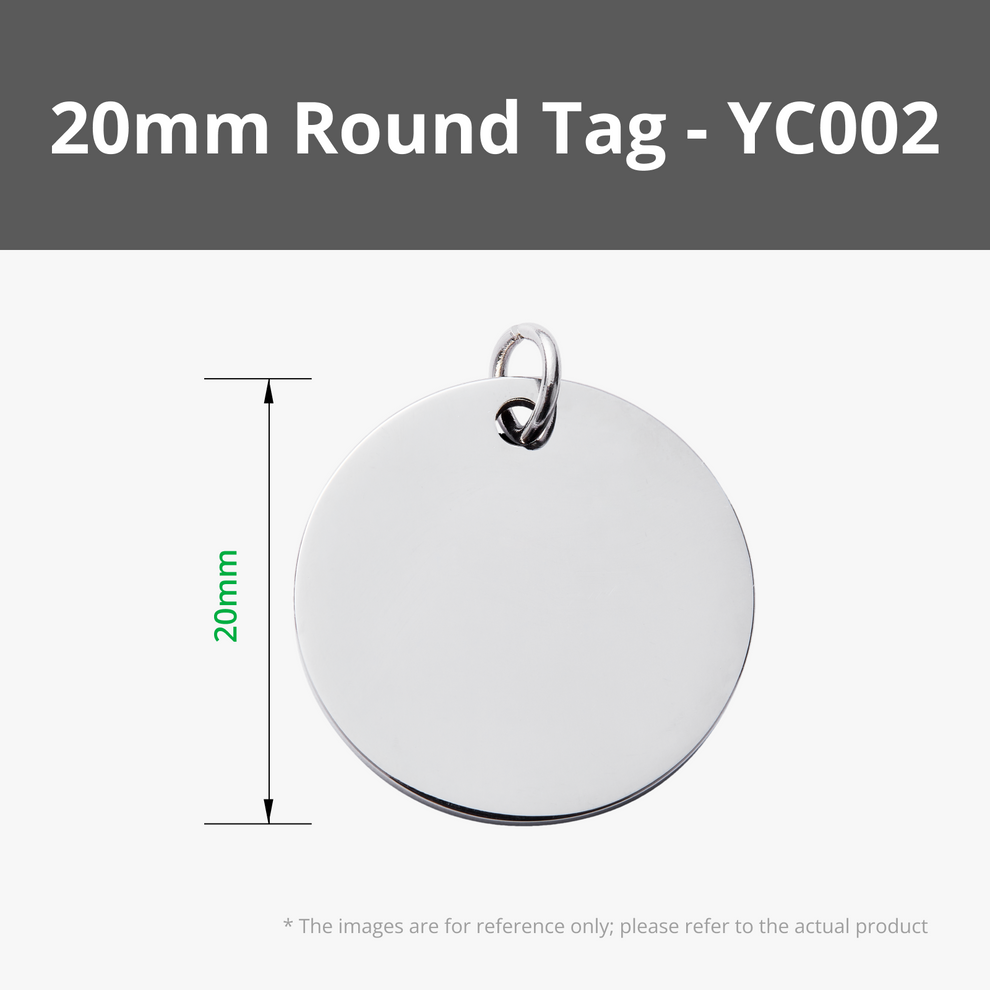 Bambu Stainless Steel Tag | Laser Engravable | Pet Safe | Setterox ...